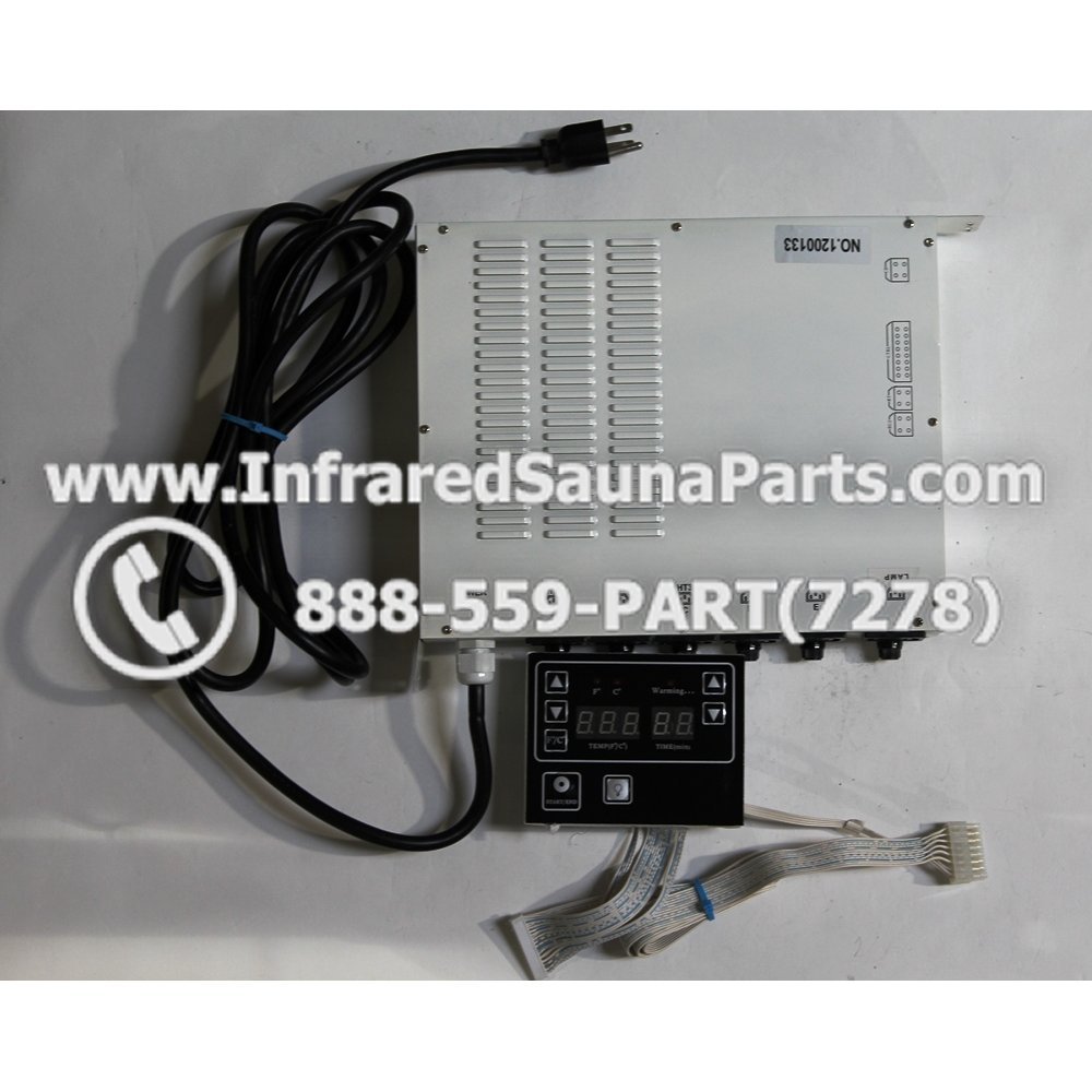 COMPLETE CONTROL POWER BOX WITH CONTROL PANEL ROYAL INFRARED SAUNA ...
