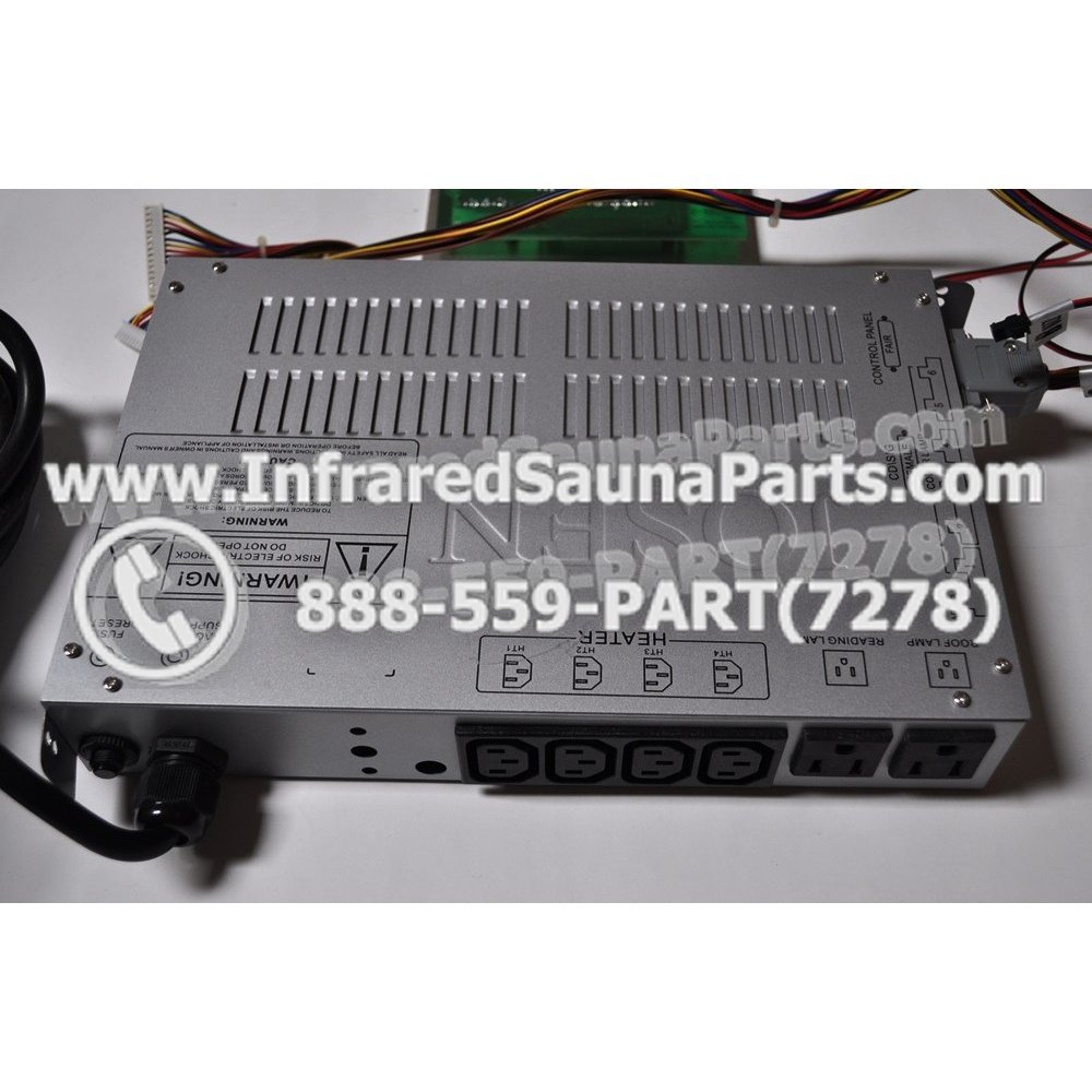 COMPLETE CONTROL POWER BOX WATERSTAR INFRARED SAUNA STYLE 3 WITH ONE ...