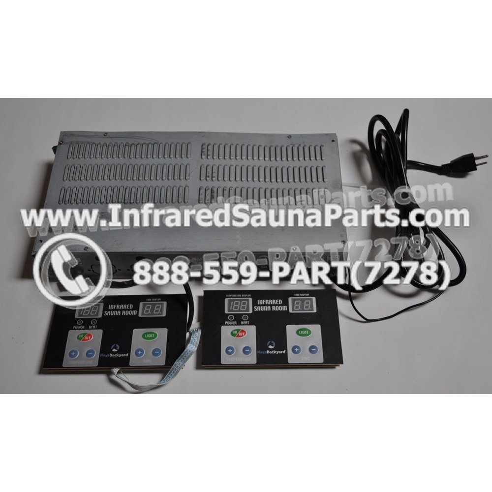 COMPLETE CONTROL POWER BOX WATERSTAR INFRARED SAUNA STYLE 2 WITH TWO ...