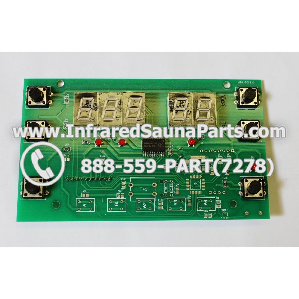 CIRCUIT BOARD WITH FACEPLATE 6 BUTTONS X 106199 WITH 8 PIN CONNECTION ...