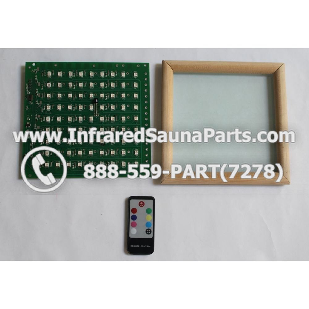 CHROMOTHERAPY LED LIGHTING WITH 7 COLOR 201210G3 WITH REMOTE AND FRAME ...