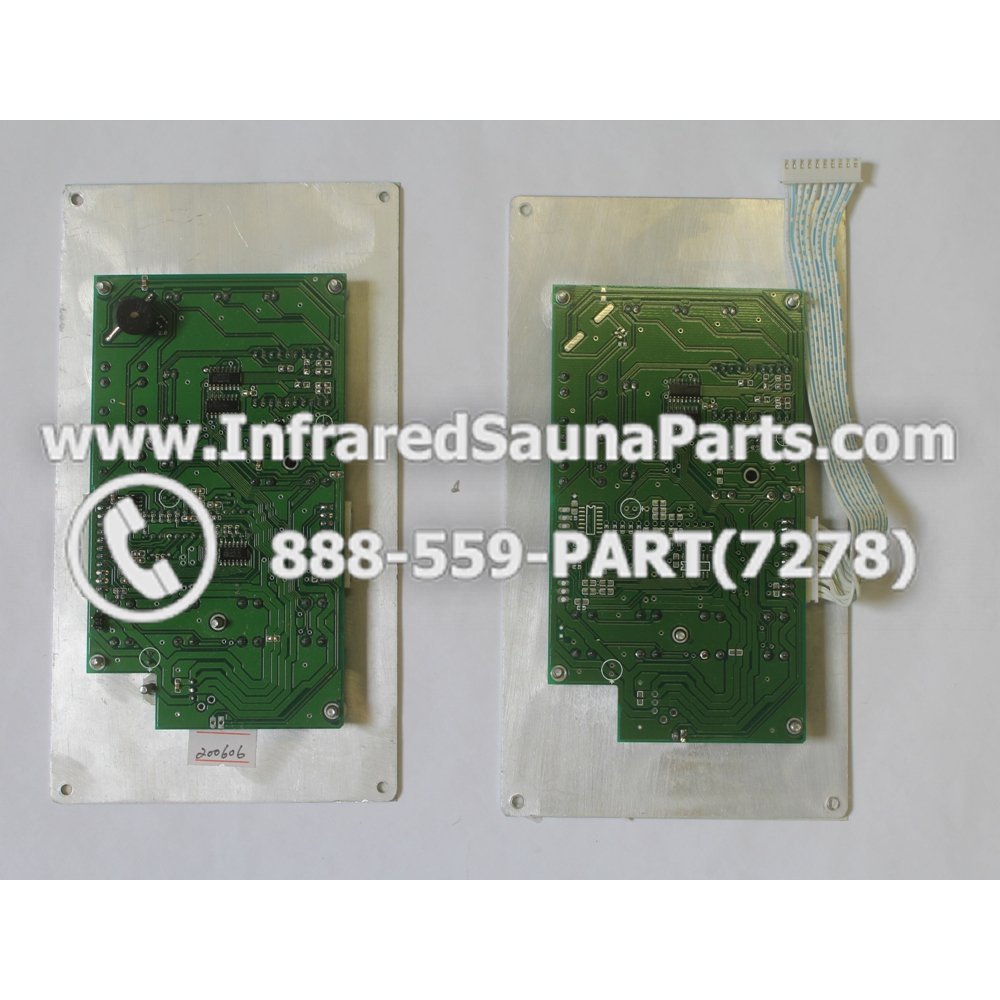CIRCUIT BOARD WITH FACEPLATE 2P0050FDA0 FOR INFINITY INFRARED SAUNA ...