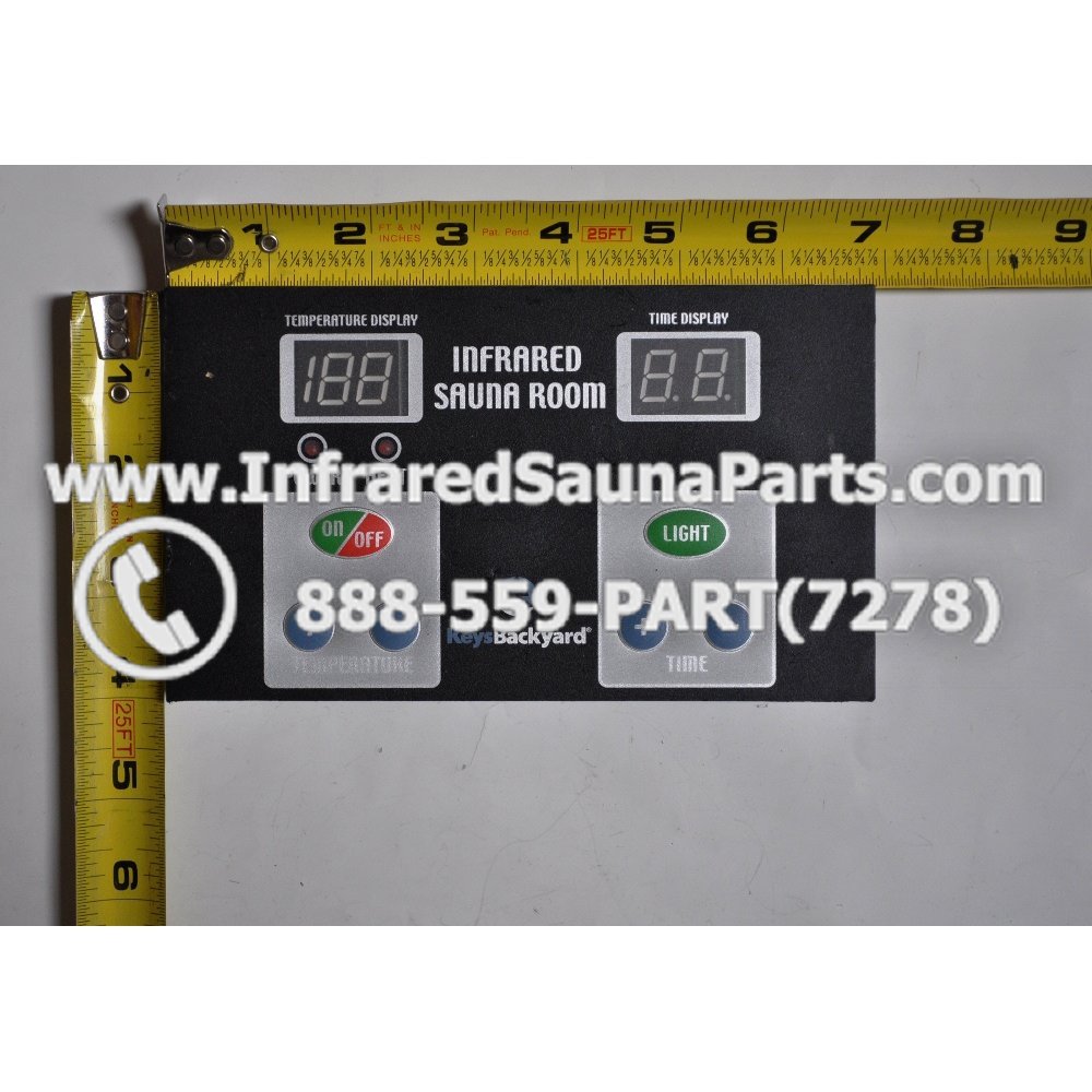 keys backyard sauna control box