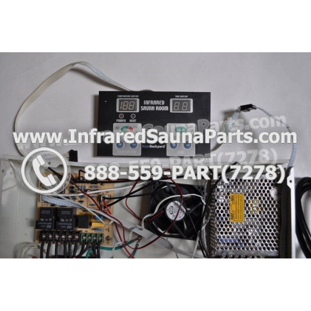 keys backyard sauna control box