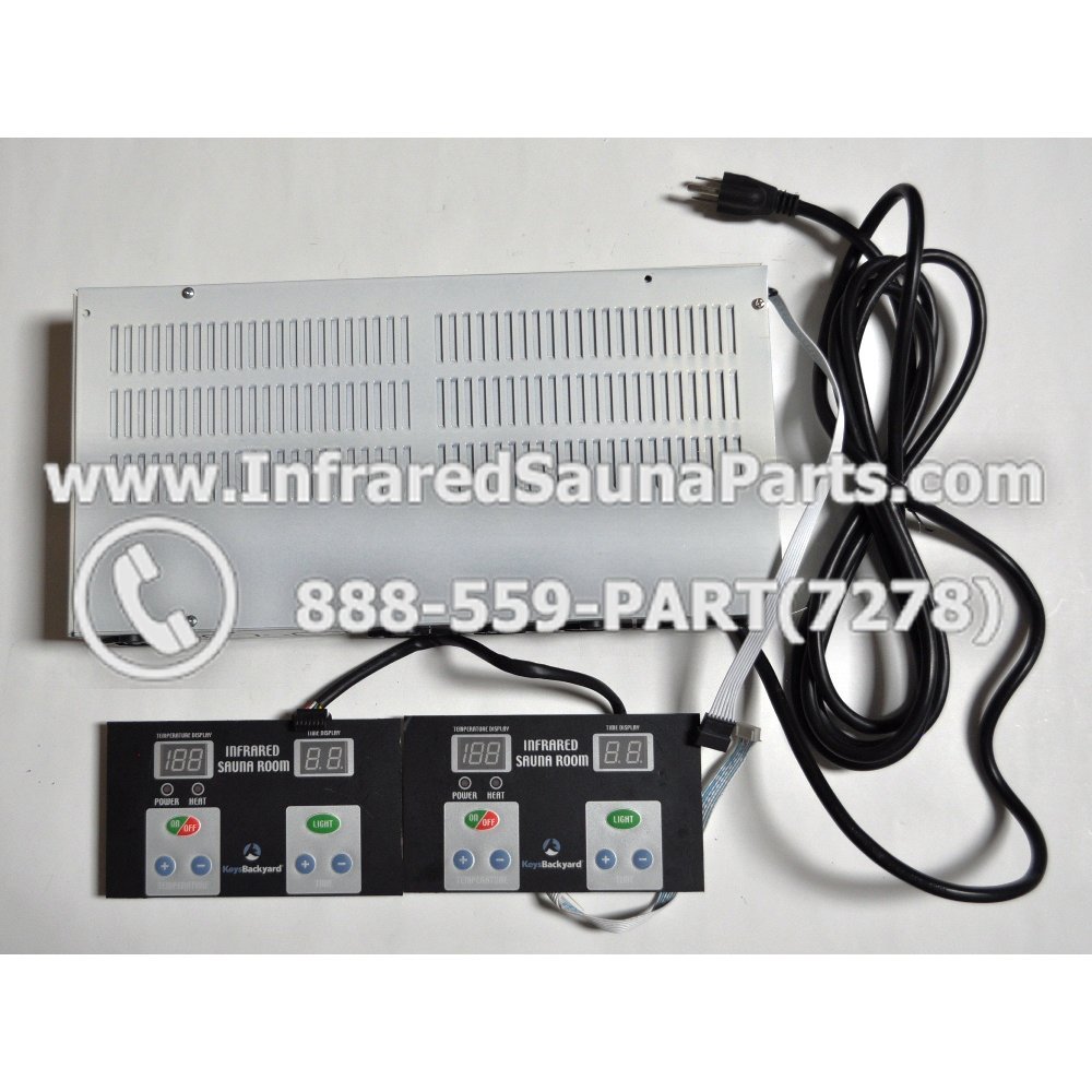 keys backyard sauna control box