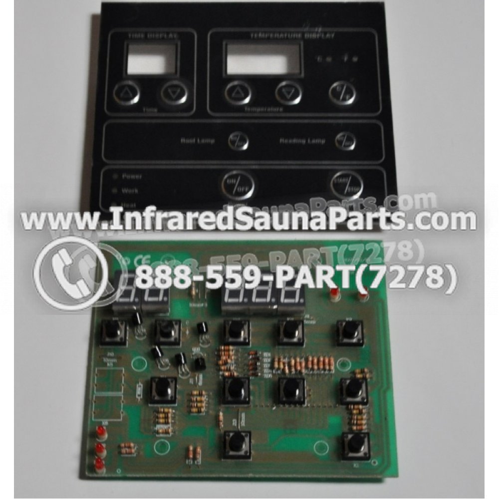 CIRCUIT BOARD WITH FACE PLATE YX32764-3 (11 BUTTONS) GAIA CIRCUIT ...