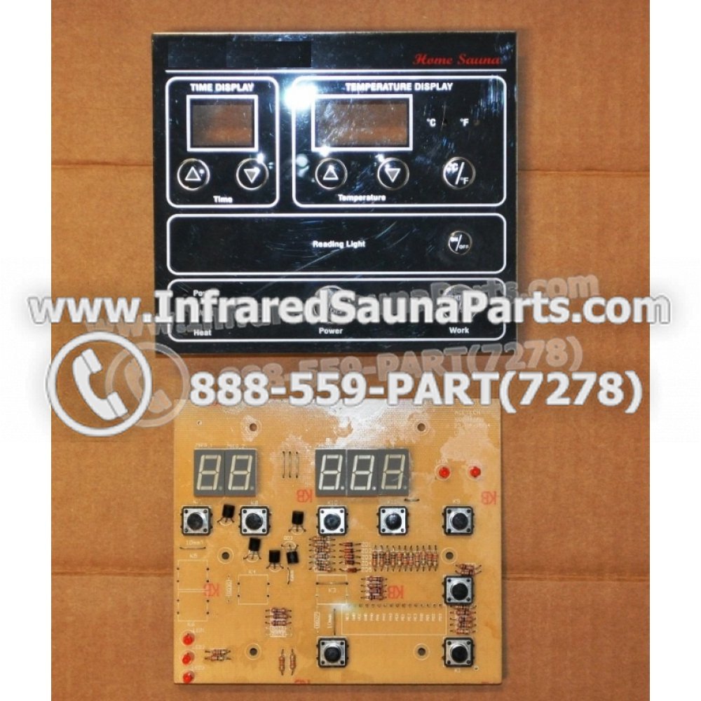 CIRCUIT BOARD WITH FACE PLATE SRZHX00D - (8 BUTTONS) GAIA CIRCUIT ...