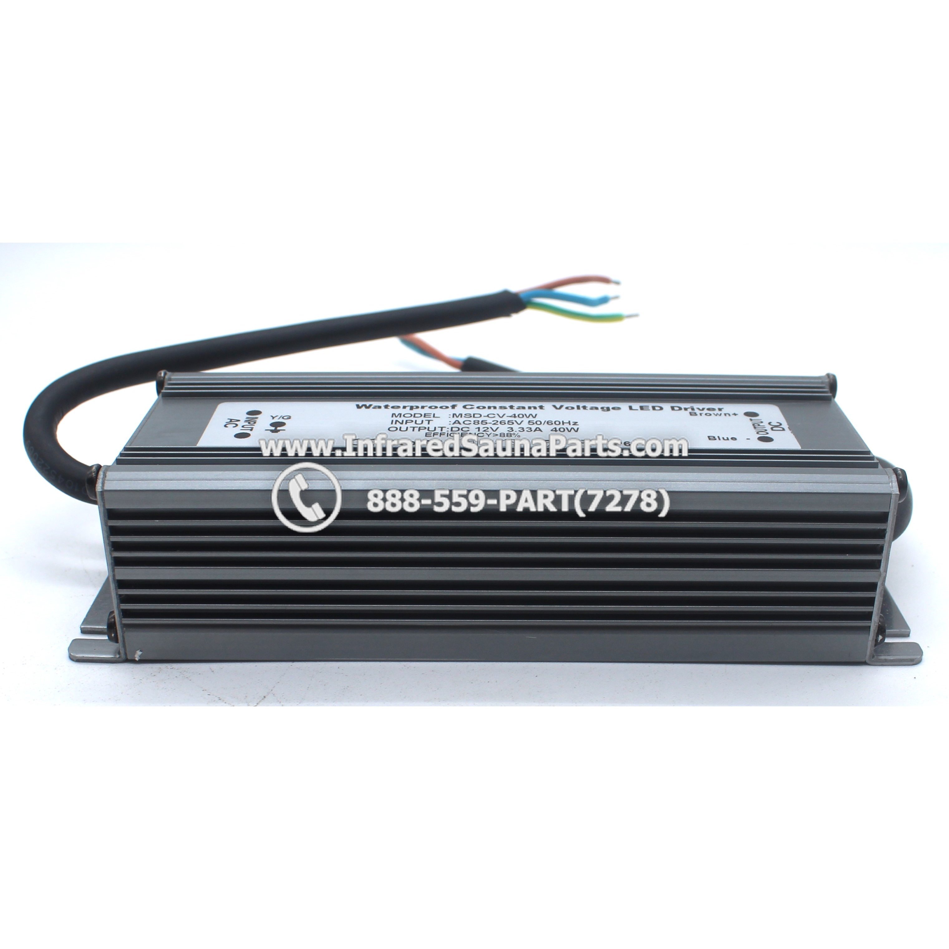 ADAPTERS TRANSFORMERS 110V /120V MSD-CV-40W CONSTANT WATERPROOF ...