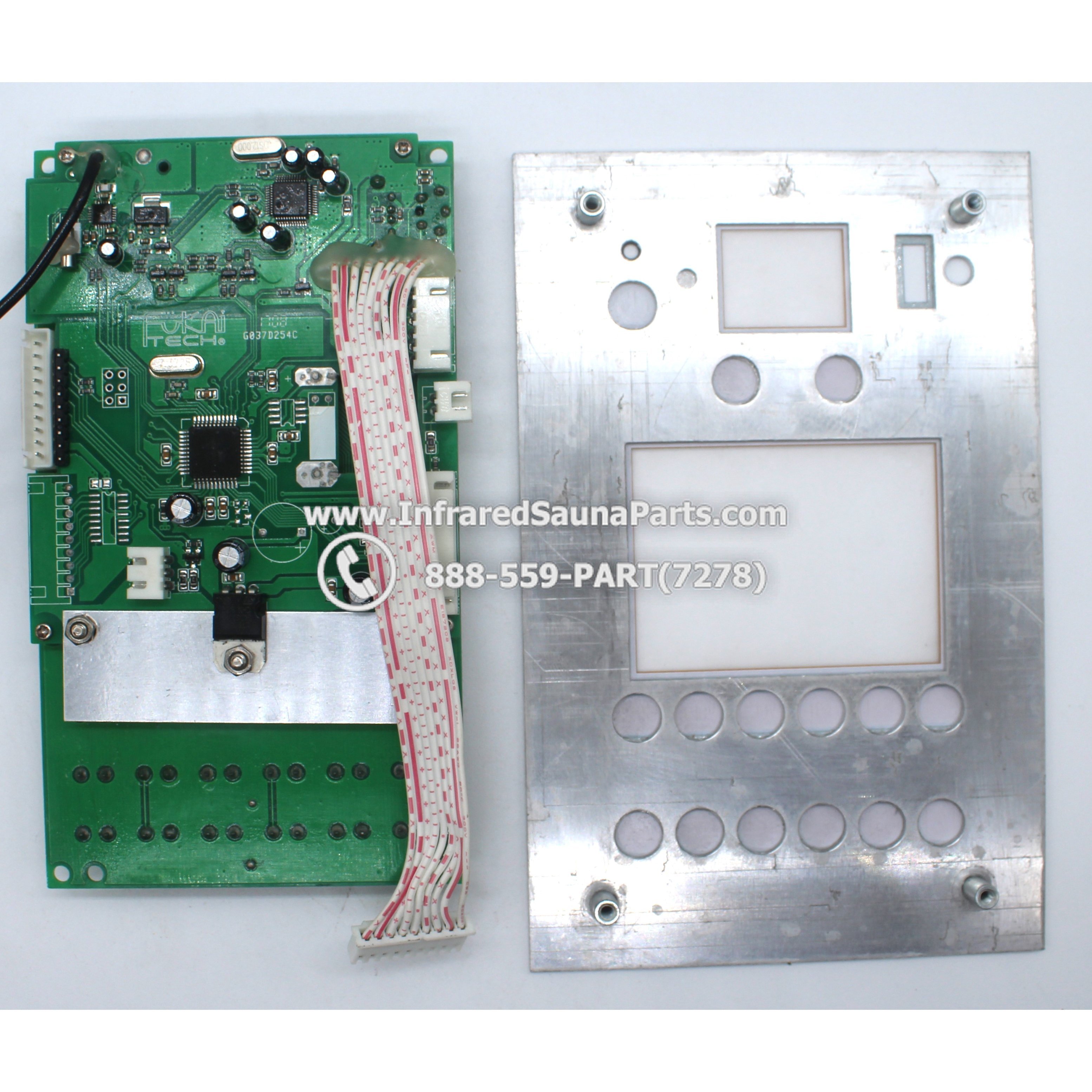 CIRCUIT BOARD WITH FACE PLATE - G037D254C G037D152E CIRCUIT BOARDS WITH ...