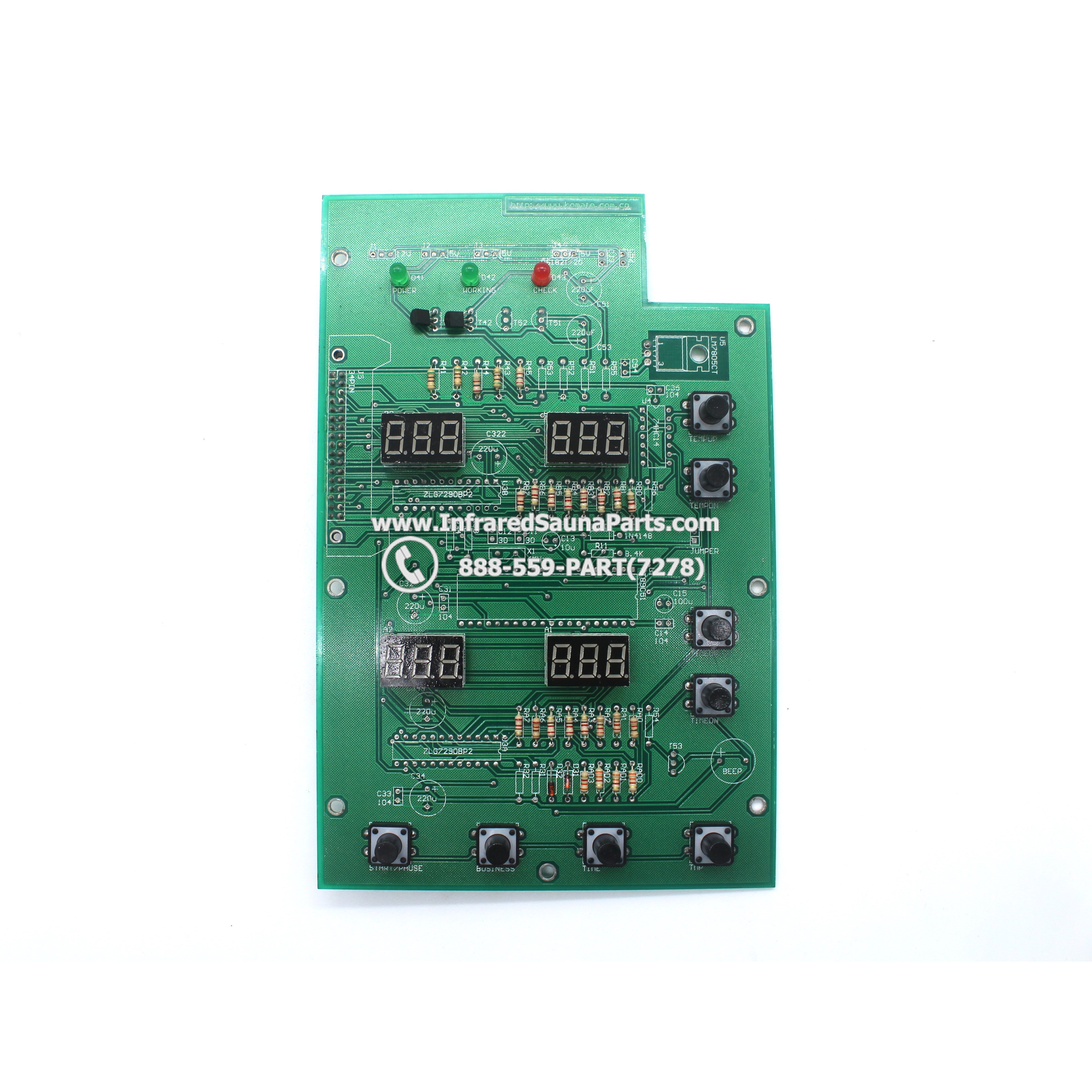 CIRCUIT BOARDS / TOUCH PADS - (8 BUTTONS) CIRCUIT BOARDS / TOUCH PADS