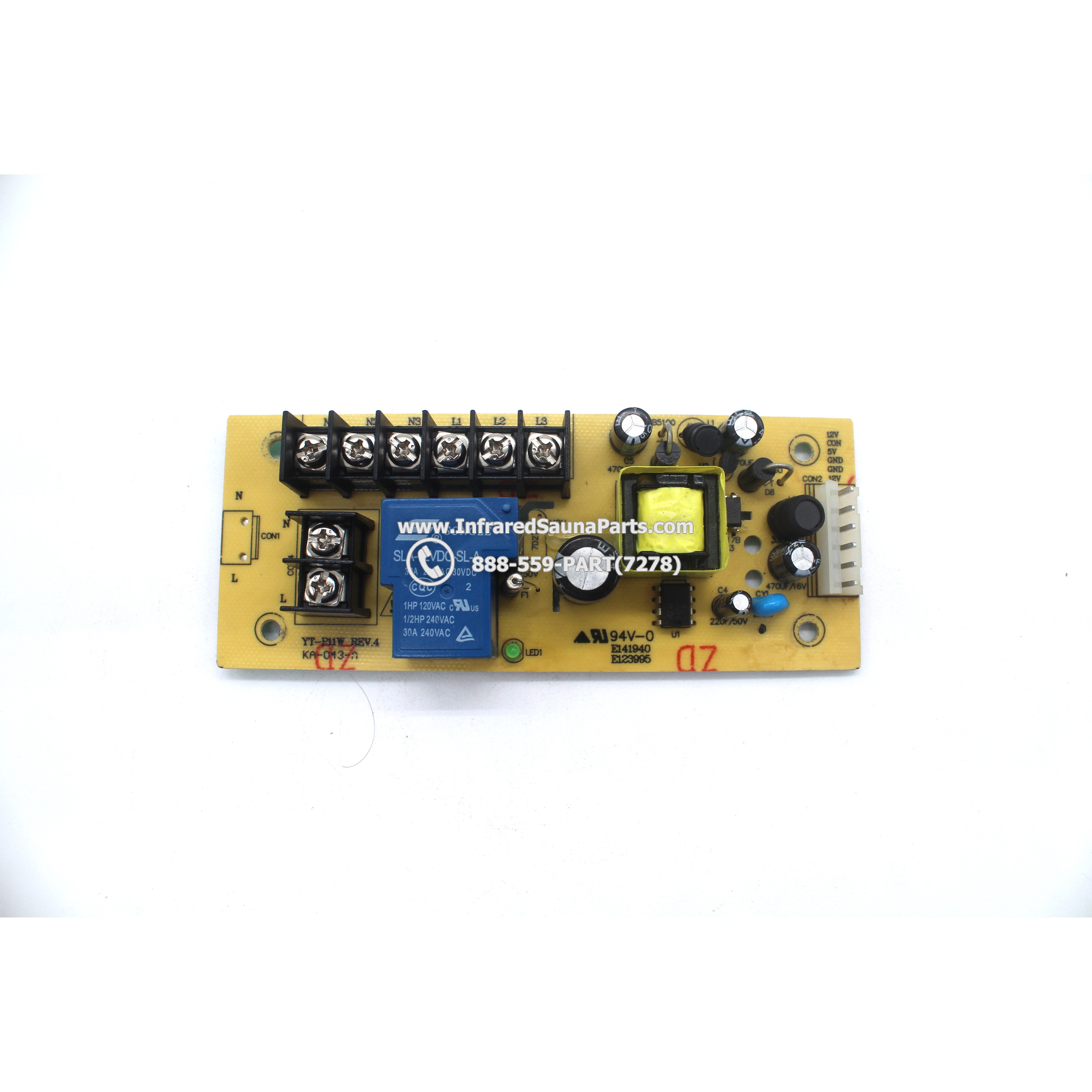 POWER BOARDS - E141940/123995 94V-0 TERMINAL - 8 POWER BOARDS